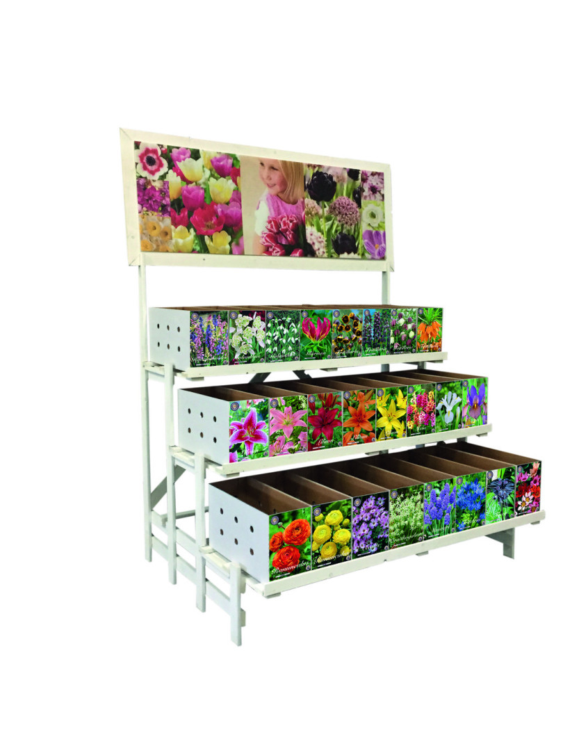 Display rack 1-sided Stand (120 x 80 x 120 cm) . - Sam van Schooten